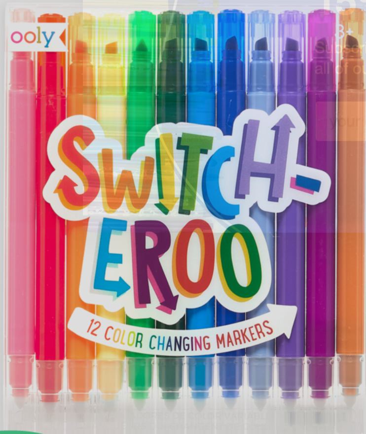 SWITCHEROO COLOR CHANGING MARKERS - The Toy Box