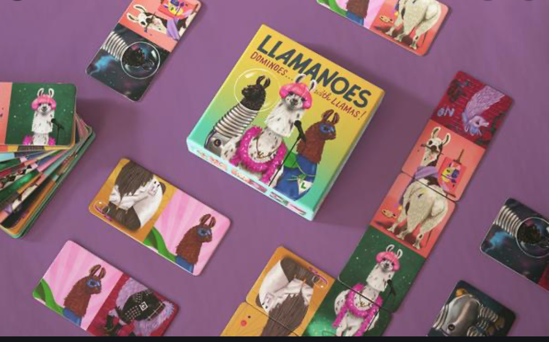 Llamanoes: Dominoes . . . with Llamas! (Llama Card Game for Kids, Board ...