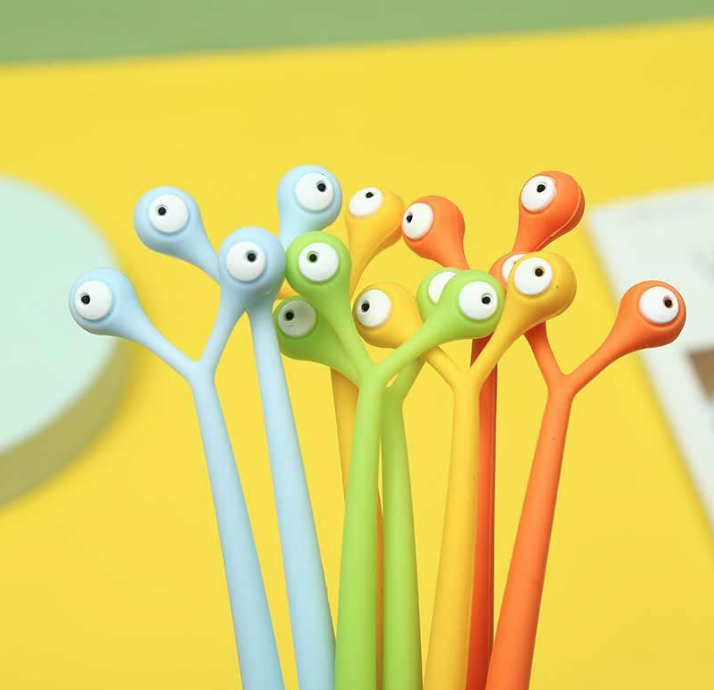 ALIEN EYES WIGGLE GEL PEN - sold individually - The Toy Box