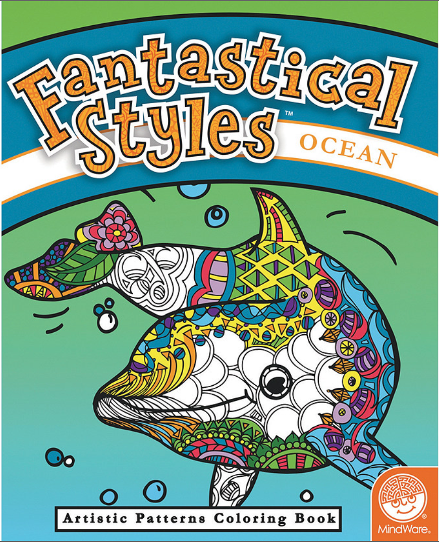 ocean coloring book adult