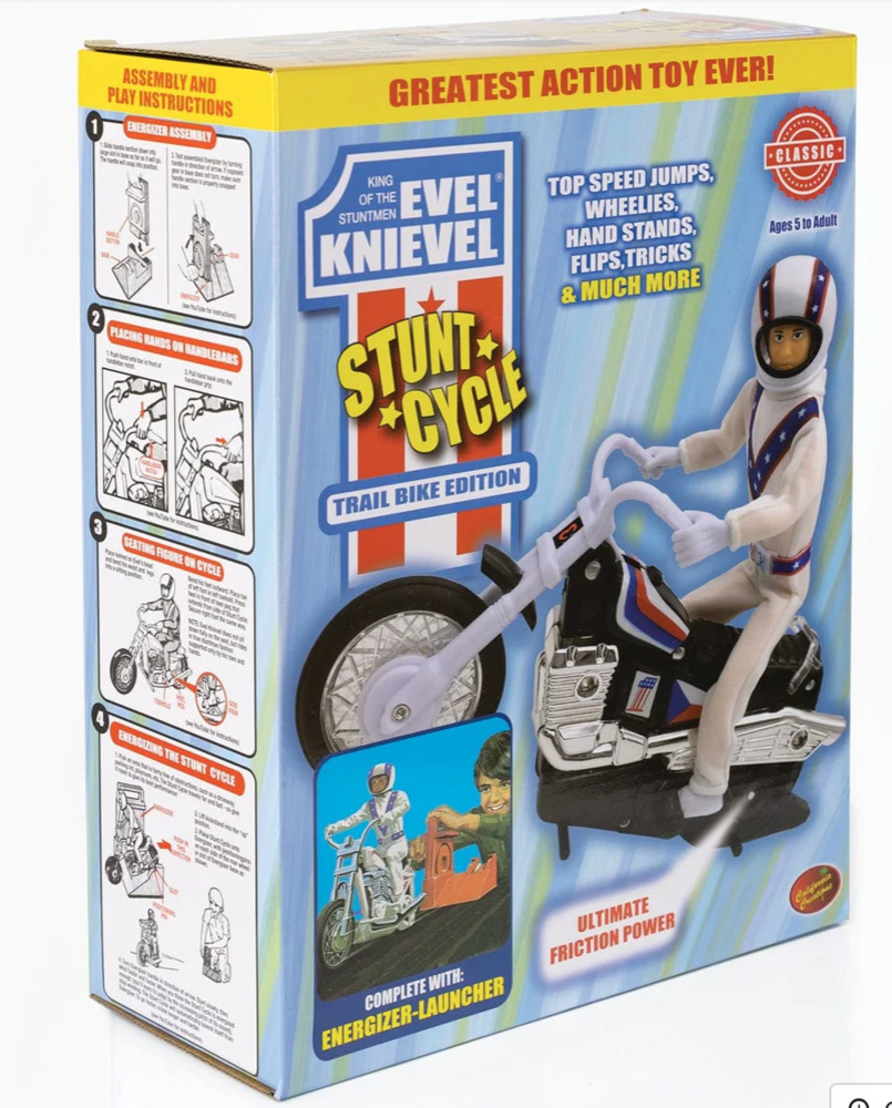 EVEL KNIEVEL STUNT CYCLE - The Toy Box